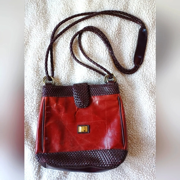 MC | Bags | Vintage Mc Original Leather Shoulder Bag Purse | Poshmark